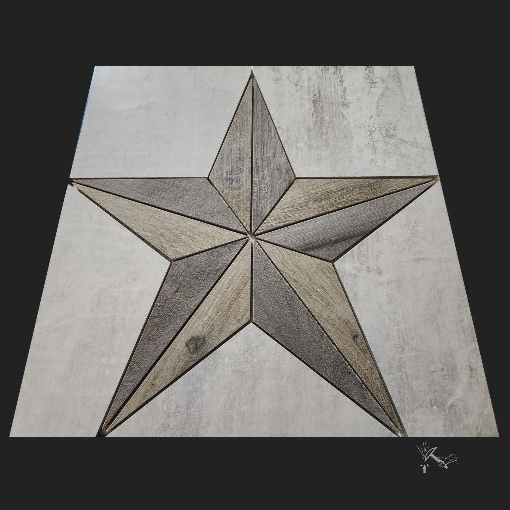 Borderless Texas Star Tile Medallion – Artisan Crafted Works