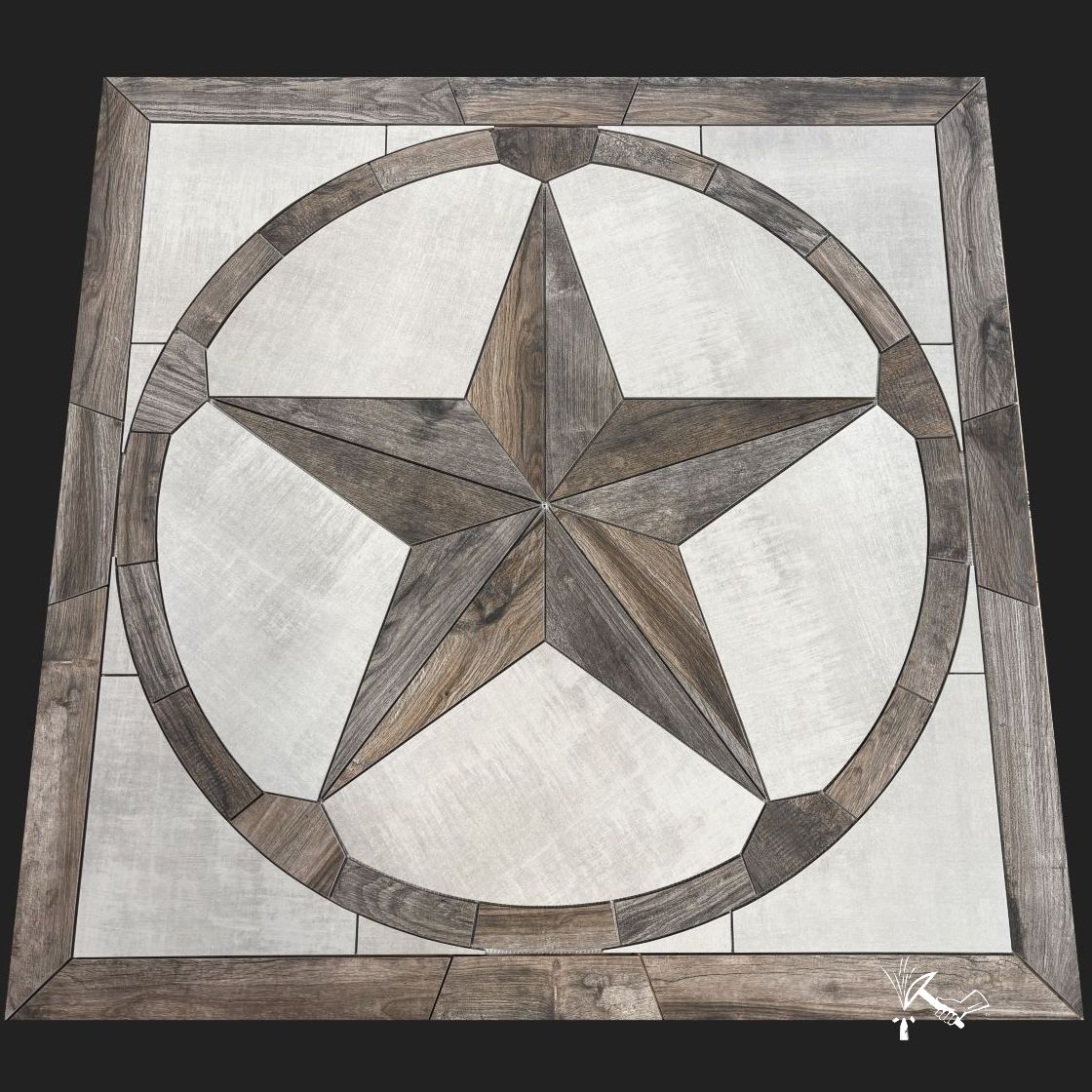 Ready to Ship: Texas Star Medallion with Keystone Curved Border ...